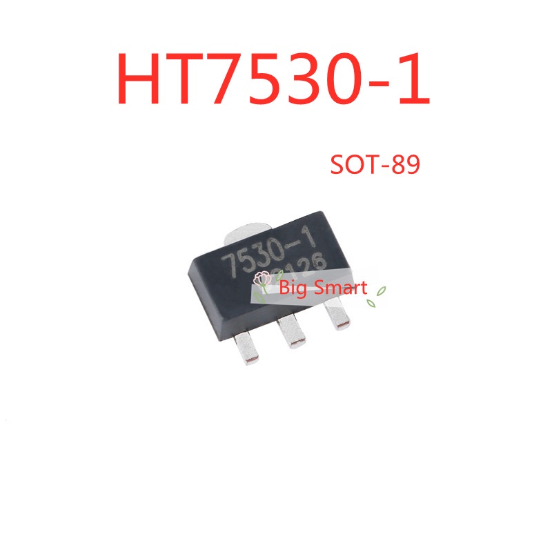 10pcs 50pcs HT7530-1 SOT-89 7530-1 3V 100mA low dropout linear ...