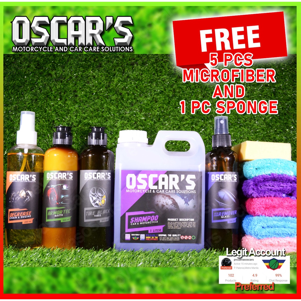 Oscars Degrease Armortec Matte Tireblack Acidrain Shampoo Shopee 1619