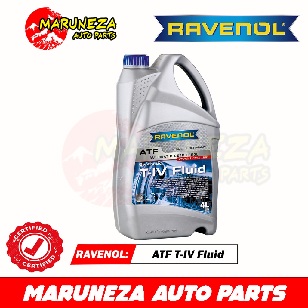 Ravenol ATF Type-IV for Toyota Gallon 4L | Shopee Philippines