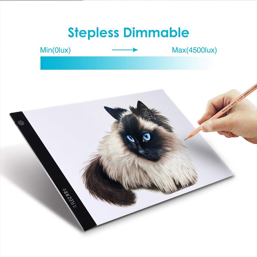 A4/A5 USB LED Light Box Tracer Copy Board Painting Writing Pad Digital ...