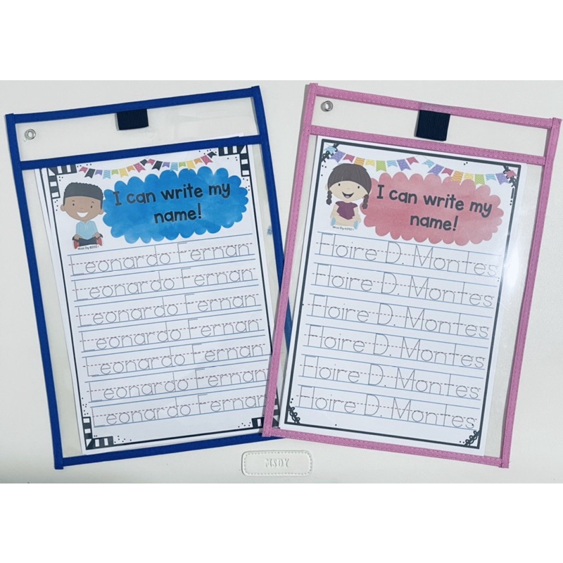 Tracing Names Dry Erase Set | Shopee Philippines