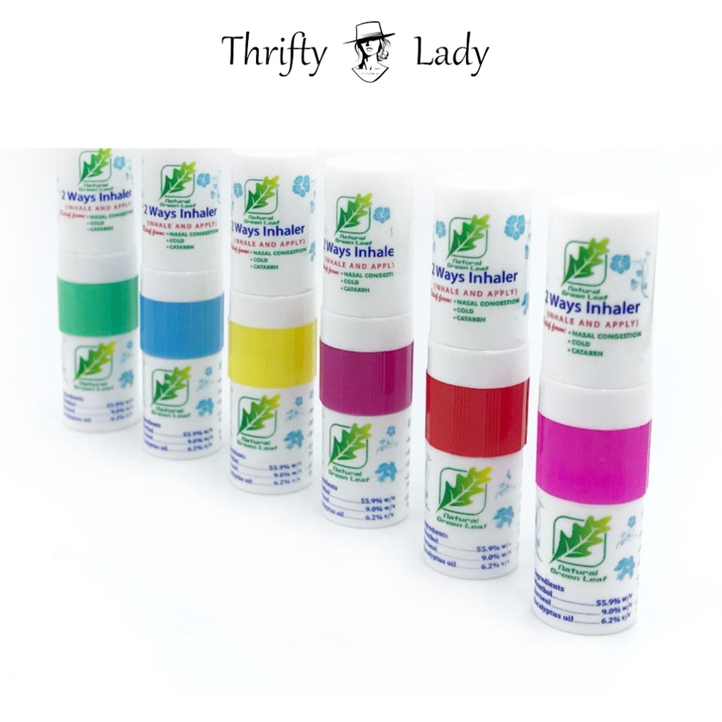 Peppermint Inhaler (for colds & nasal congestion) | Shopee Philippines