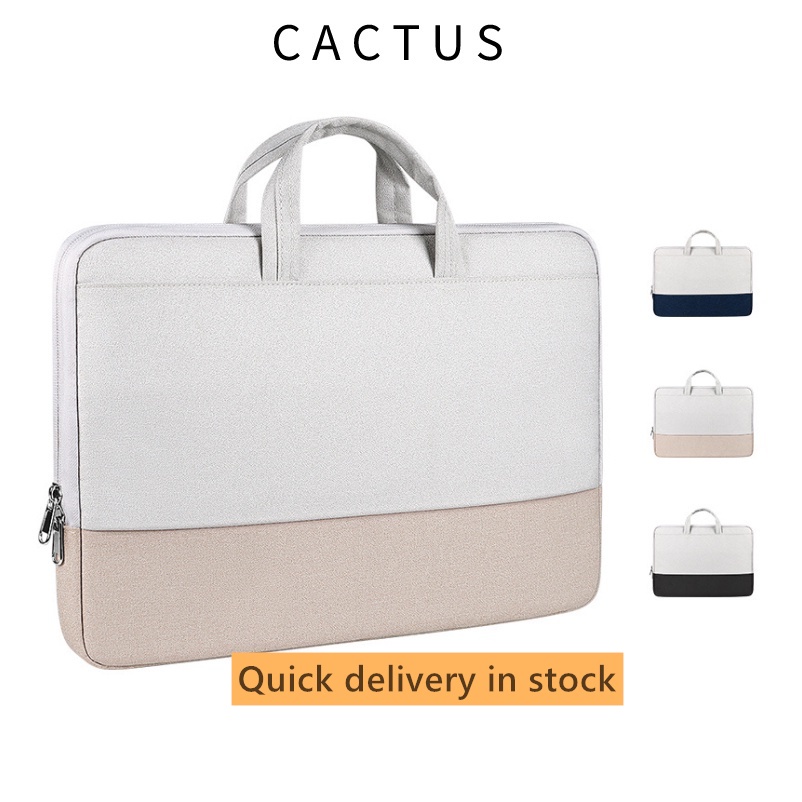 Cactus laptop handle bag case tote bag for women lightweight waterproof ...