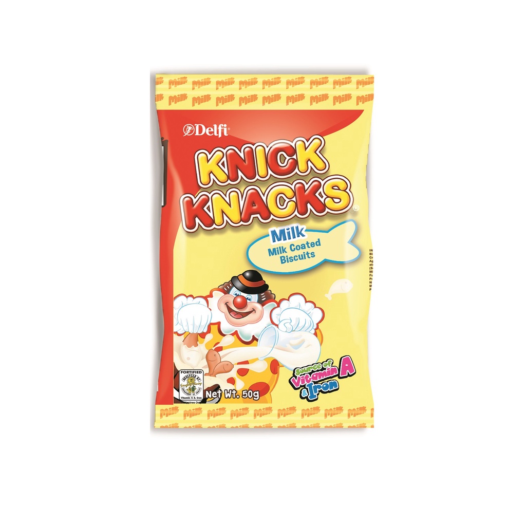 DELFI KNICK KNACKS Milk 50g | Shopee Philippines