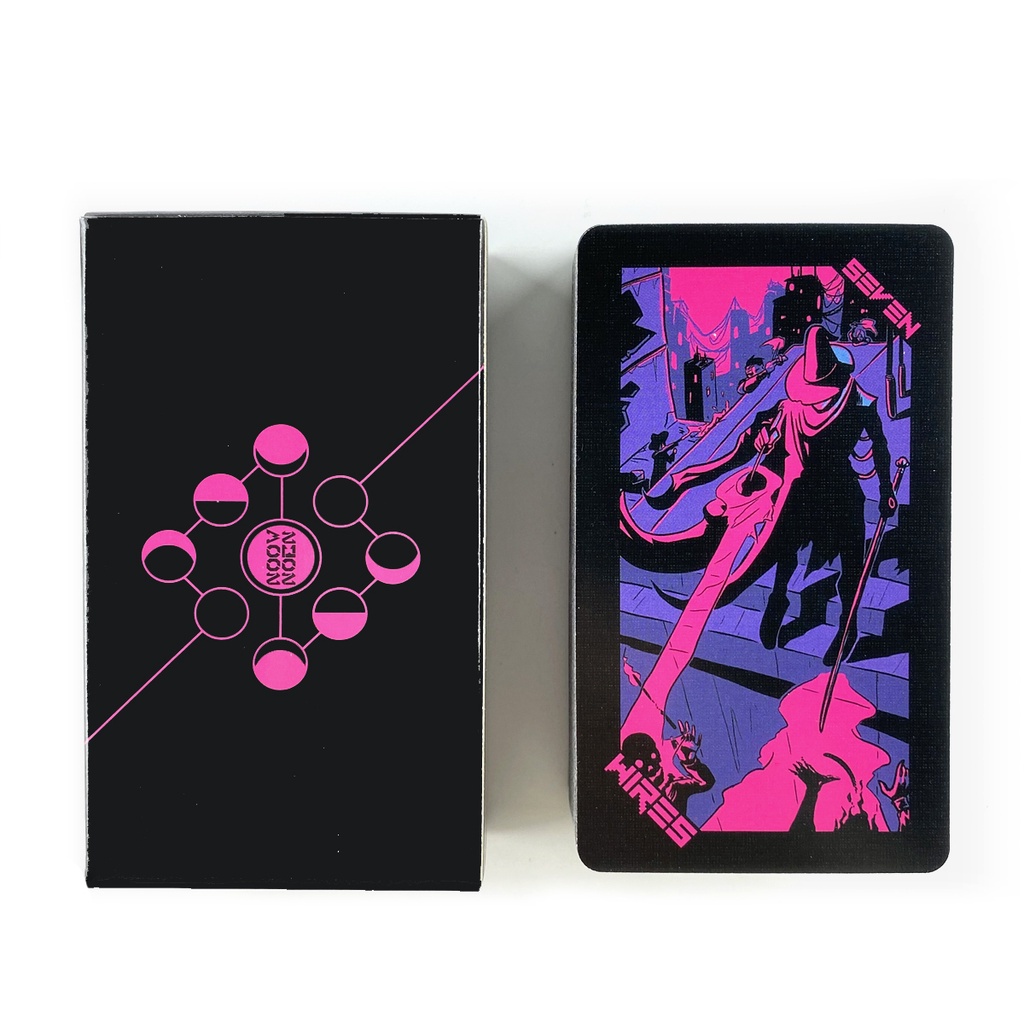 Neon Moon Tarot Deck Fortune-telling Oracle Cards With PDF Guidebook ...