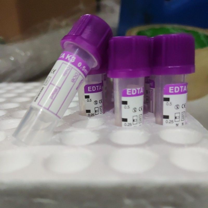 10 pcs 0.5 mL Micro EDTA lavender tubes | Shopee Philippines
