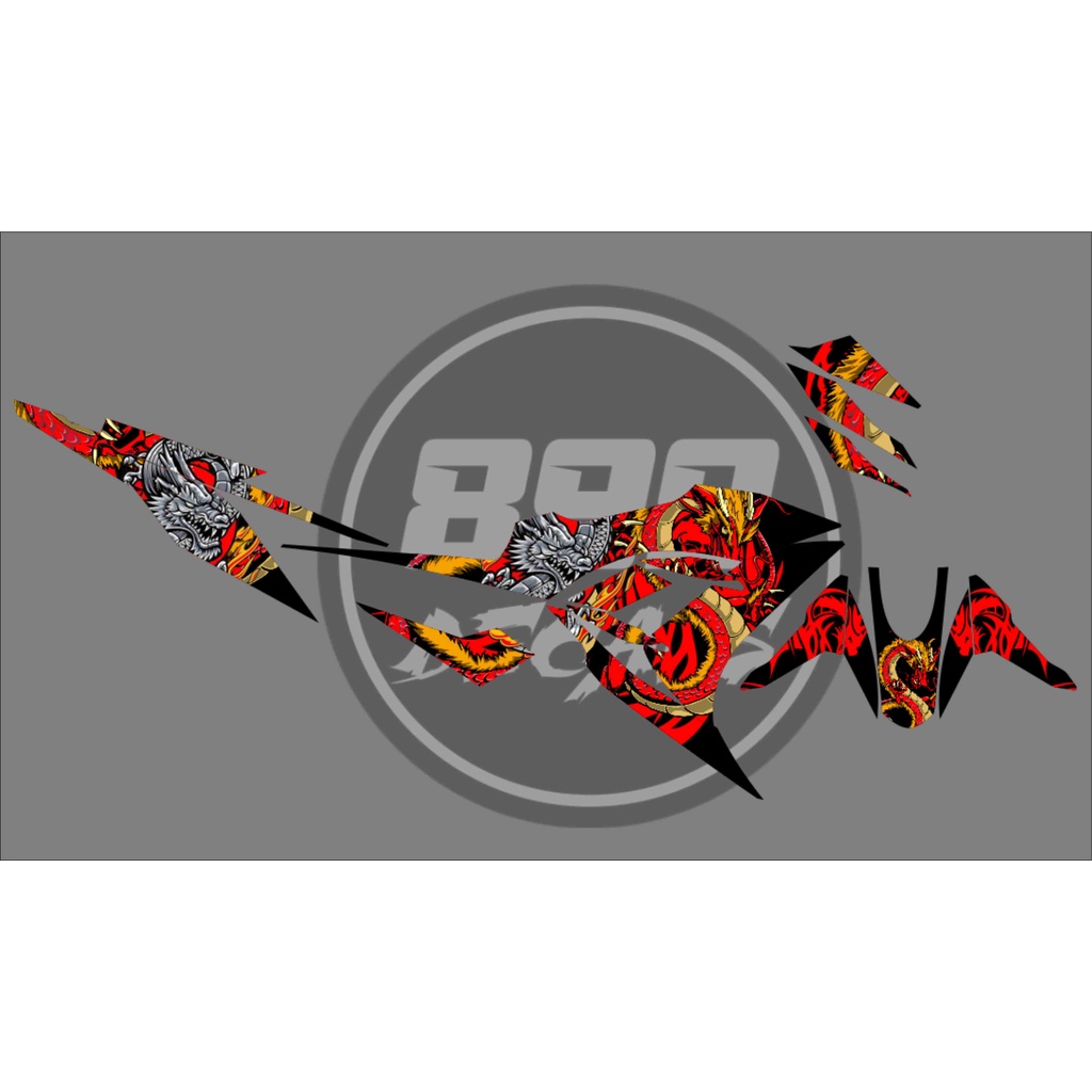 EURO FLASH 150 / VIPERMAN 150 WHOLE BODY DECALS SET LAMINATED | Shopee ...