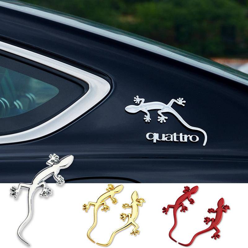 Car sticker/Gecko sticker/fun decoration/Gecko sticker/black metal ...
