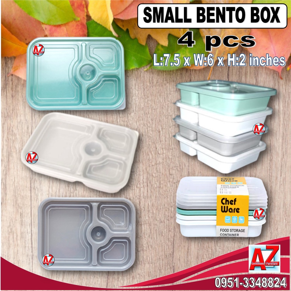bent Box ,Bento Box 4 pcs with Cover, meat box, lunch box, bento box ...