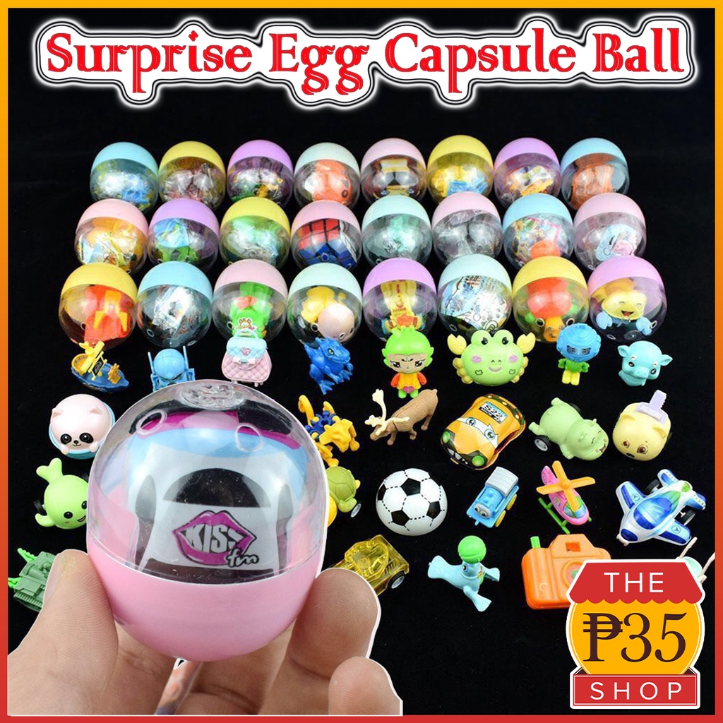 (3pcs) Bundle Plastic Surprise Egg Capsule 2 Inch Vending Capsule Kids ...