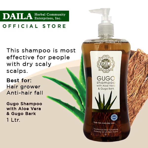 Daila Gugo Shampoo with Aloe Vera - Pump Bottle | Shopee Philippines