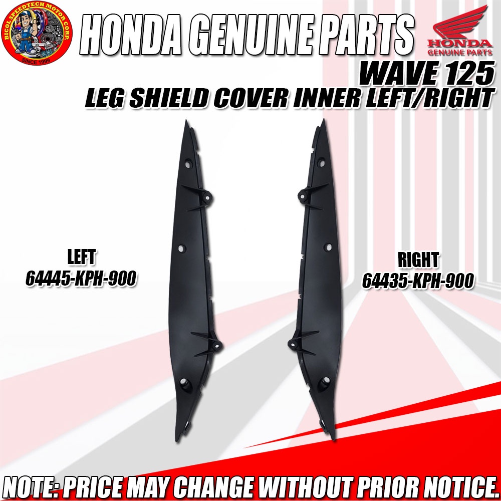 WAVE 125 LEG SHIELD (HPI) (Genuine: LEFT - 64445-KPH-900 , RIGHT ...
