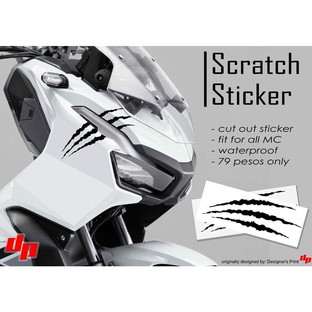 Scratch Stiker - Claw Stickers and Decals for Motorcycle, Waterproof ...
