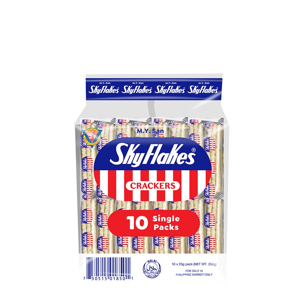 Skyflakes Crackers 10 Pieces 25g | Shopee Philippines