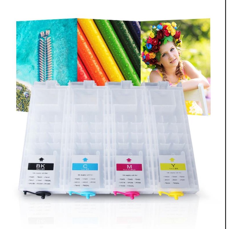 350ML Empty Ink Tank For Epson WFC 5290 5790 5210 5710 C5290 C5790 ...