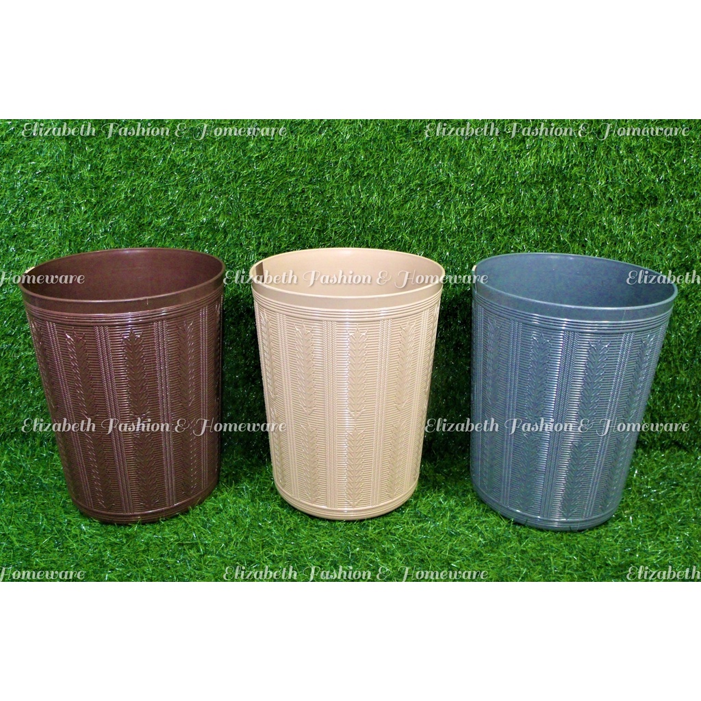 625 Open Waste Bin Colorful trash can basurahan (Random) | Shopee ...