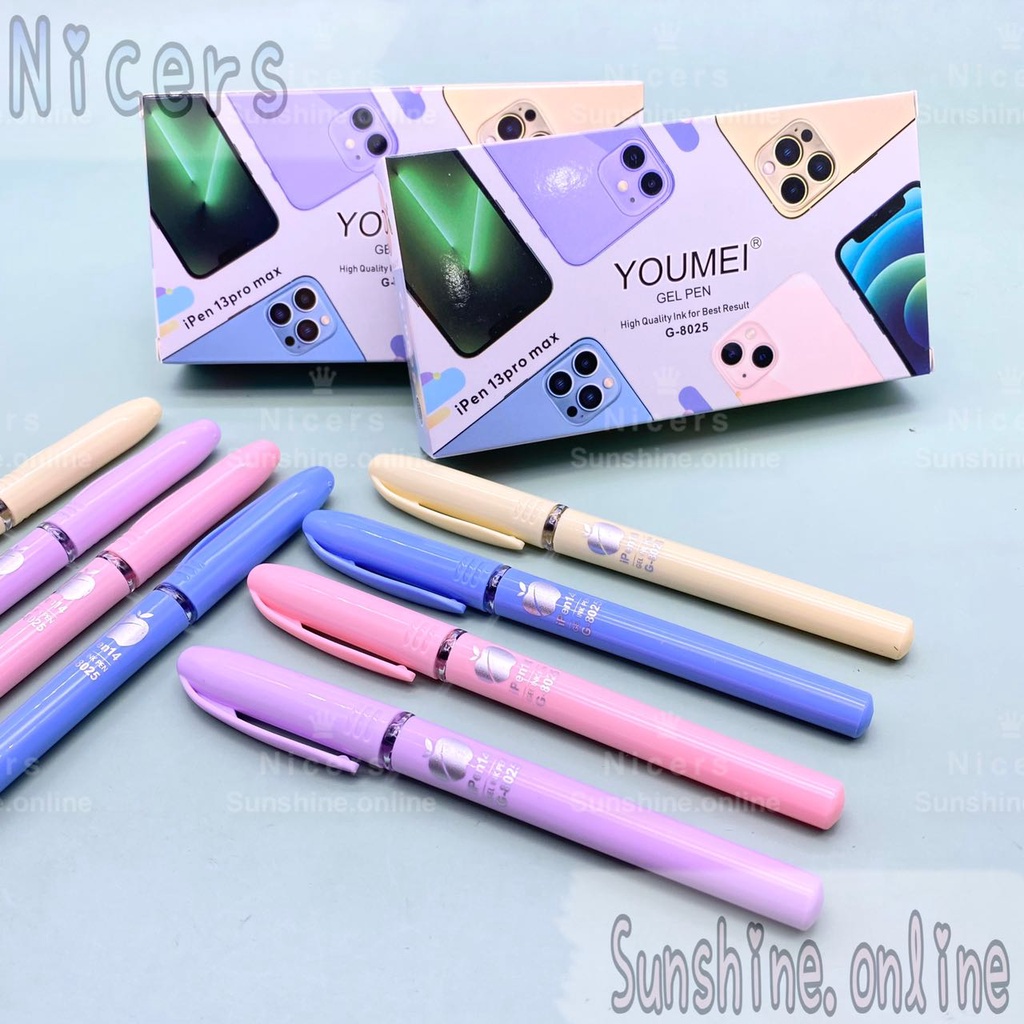G-8025 12pcs IPen 13 Pro Max gel pen sign pen 0.5mm | Shopee Philippines