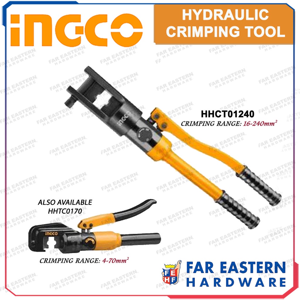 INGCO Hydraulic Cable Crimping Tool | Hand Lug Crimper INHT | Shopee ...