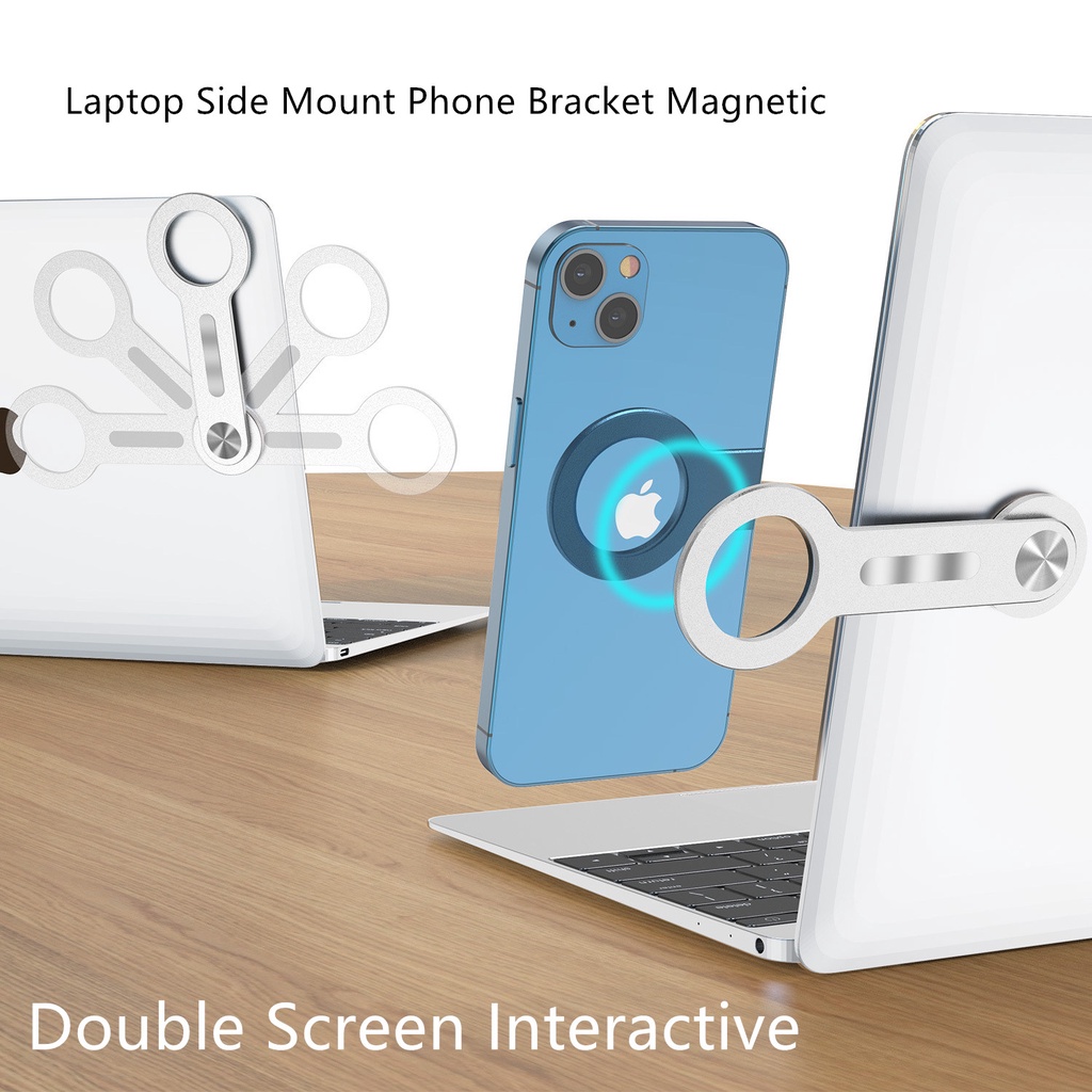 2022 New Aluminum Laptop Side Mount Clip Double Screen Interactive ...