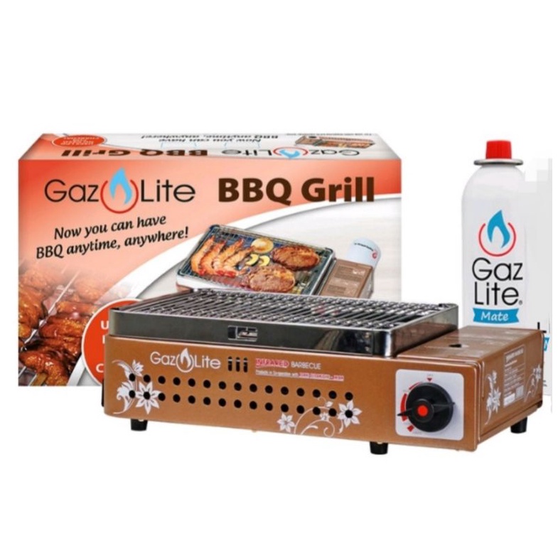 Gaz Lite LPG BBQ Grill w/ 1 Free 330g Cylinder | Shopee Philippines