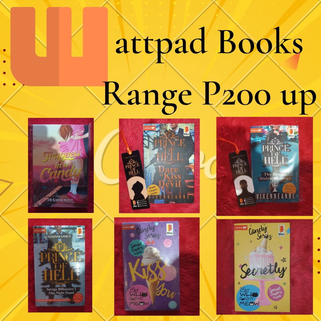 Wattpad Books | All New | P200 up | Shopee Philippines