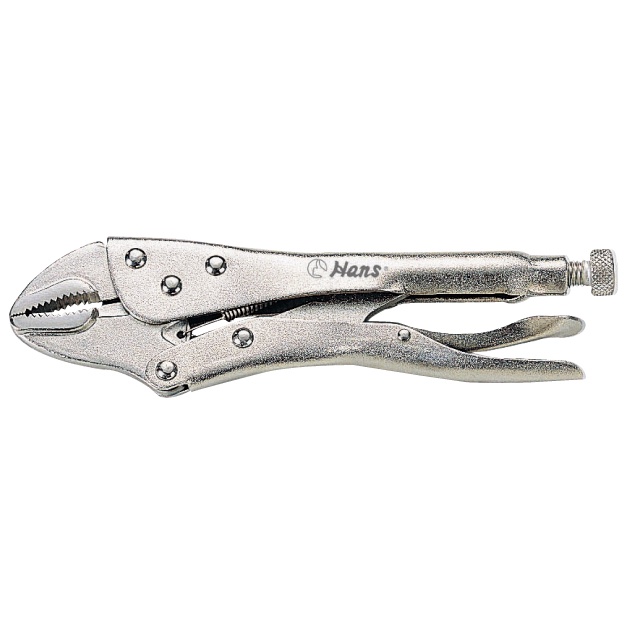 Hans Tools 1805-10R 10" Heavy Duty Curved Jaw Locking Pliers with Wire ...