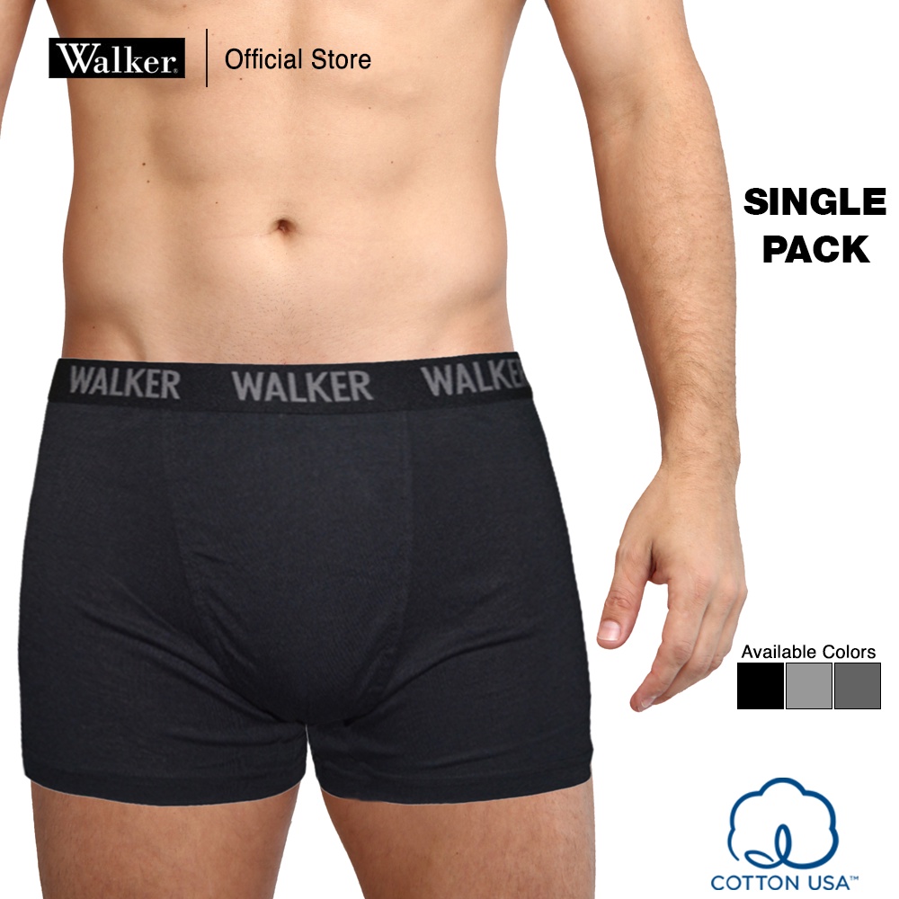 Walker Organic Cotton USA Men Classic Boxer Brief Comfort (Single Pack ...