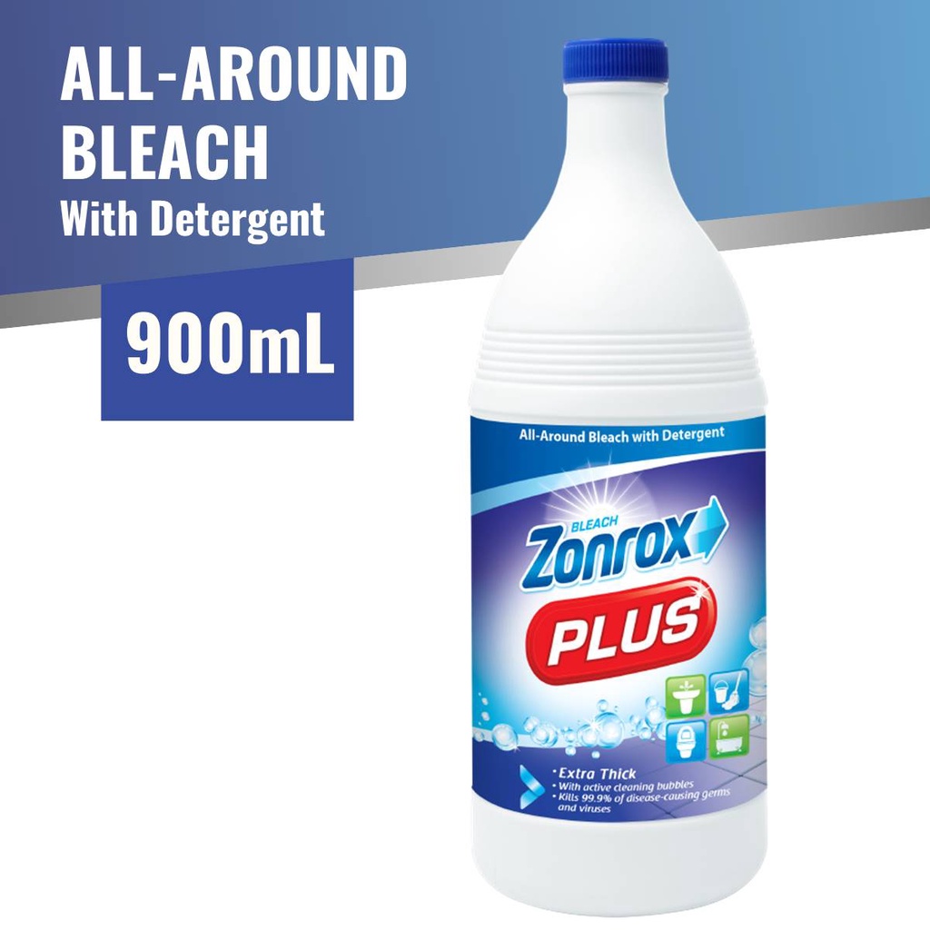 Zonrox Bleach Plus 900Ml | Shopee Philippines