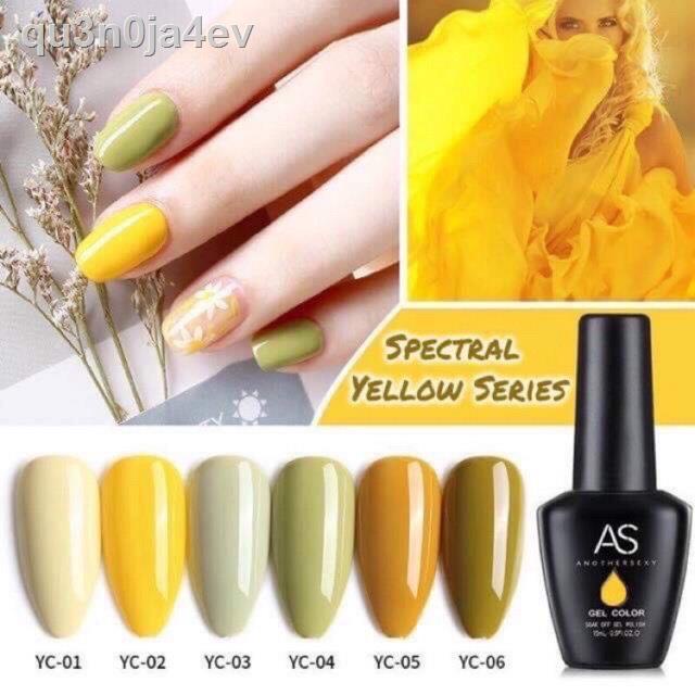 Selling1pc AS AnotherSexy Gel Polish SPECTRAL YELLOW SERIES (6 colors ...