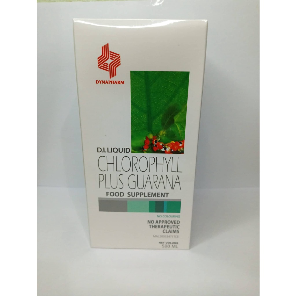 Dynapharm Liquid Chlorophyll Plus Guarana (500ml) | Shopee Philippines