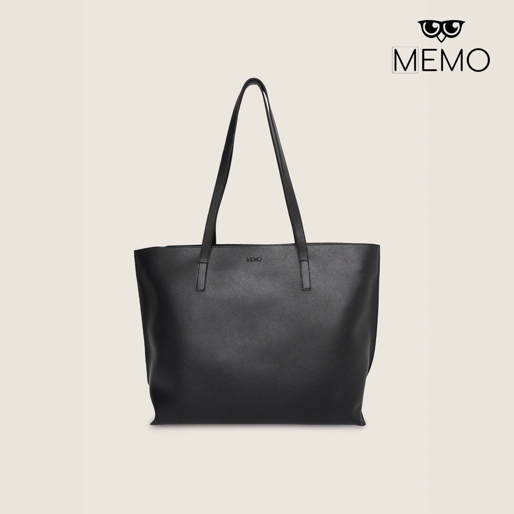 Memo Carry-All Bag For Women (Black/Taupe) | Shopee Philippines