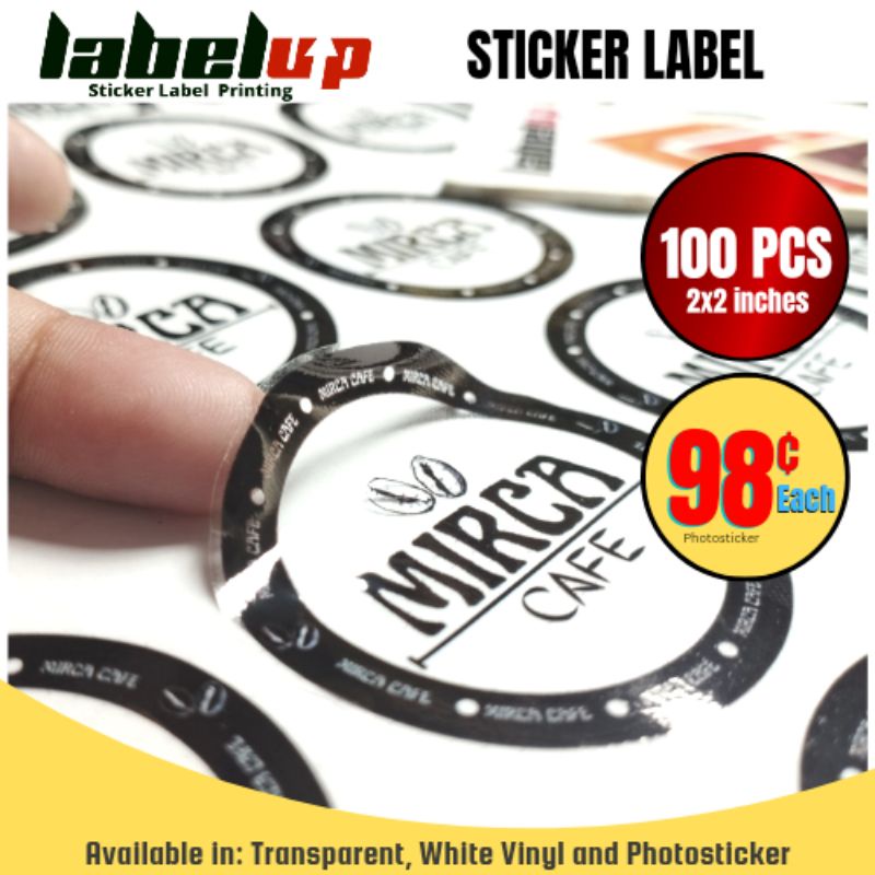 Personalized/Customized Product Sticker Label by: LABEL UP | Shopee ...