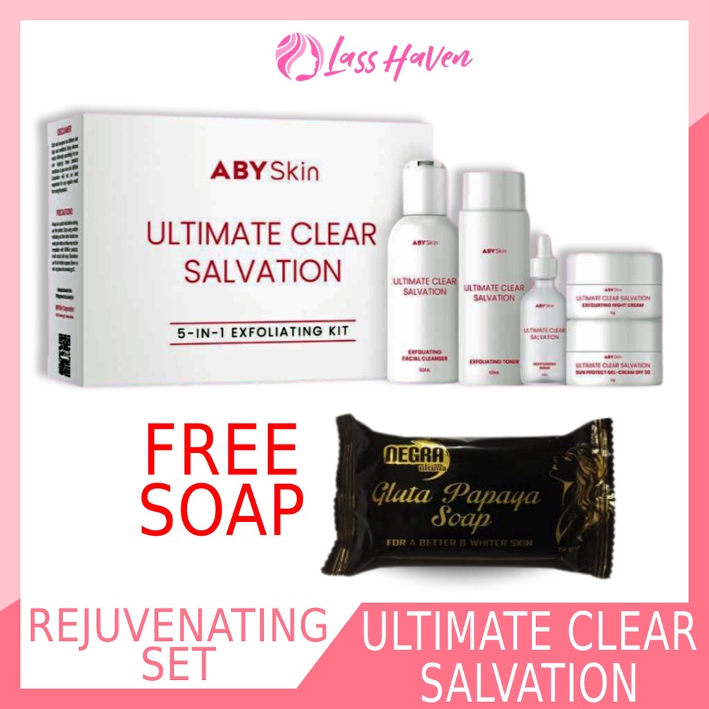 Aby Skin Ultimate Clear Salvation 5 in 1 Exfoliating Kit Rejuvenating ...