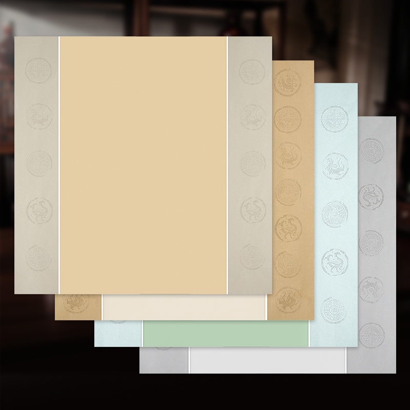 ~69*69cm 10sheets Chinese Poem Couplets Four Feet Calligraphy Paper ...