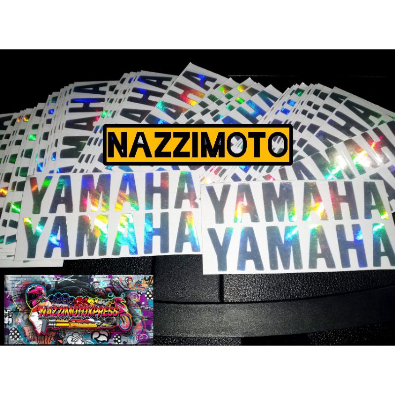 YAMAHA HOLOGRAM STICKER 2 PIECES PAIR YAMAHA STICKER | Shopee Philippines