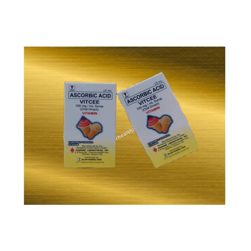 VITCEE Ascorbic Acid drops 100mg/ml 15ml | Shopee Philippines