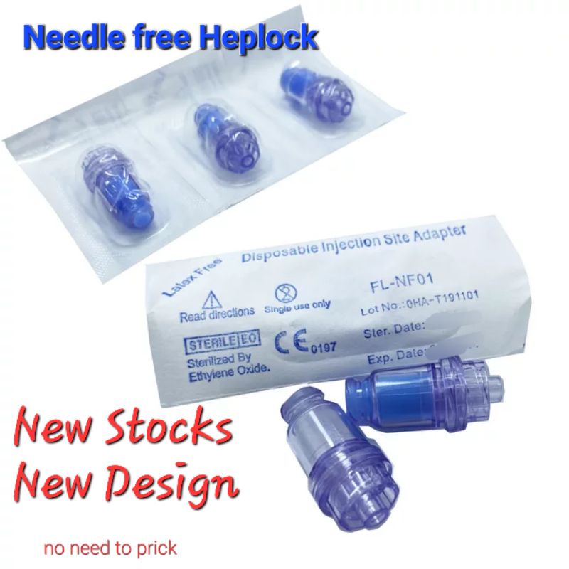12 pieces Needle Free Connector / Heplock | Shopee Philippines