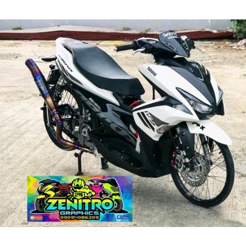 AEROX V1 STOCK DECALS IN TRANSPARENT STICKER | Shopee Philippines