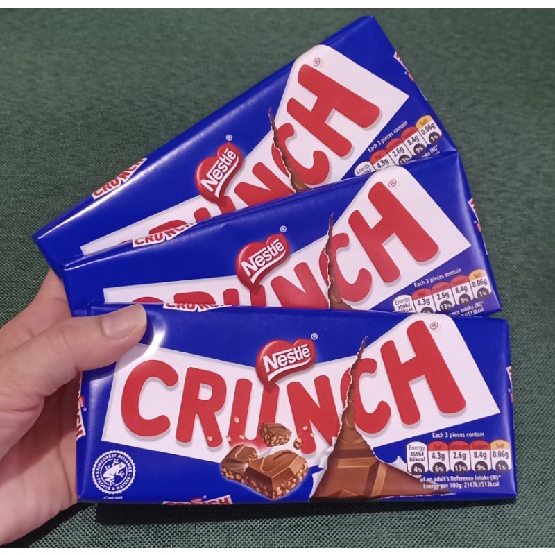 Nestle Crunch Chocolate 100g | Shopee Philippines