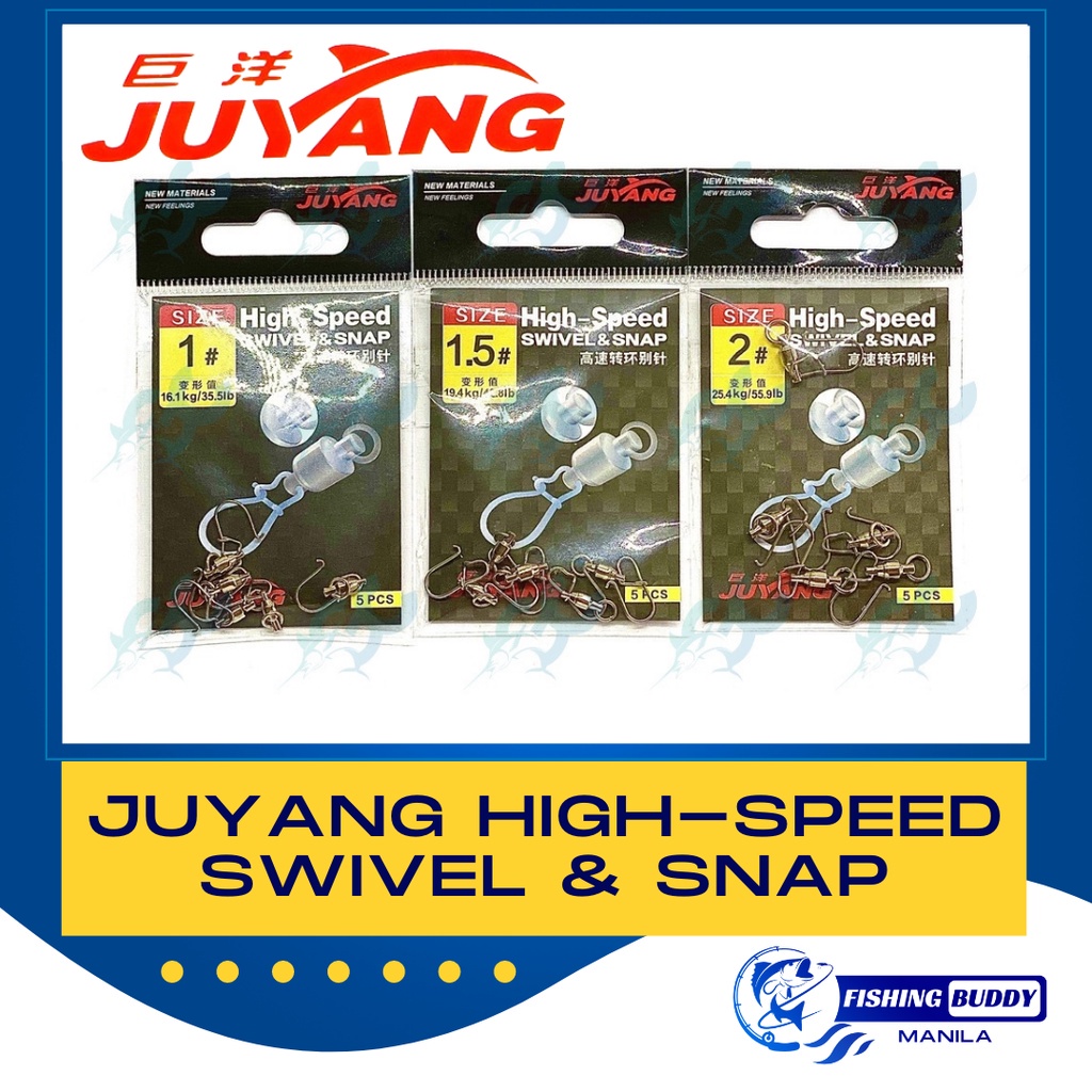 JUYANG HIGH-SPEED SWIVEL & SNAP High quality swivel | Shopee Philippines