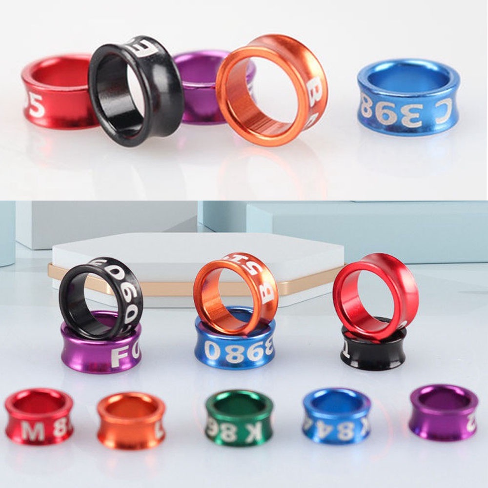 20 pcs 3.3mm to 8mm Budgerigar foot ring, love bird foot ring Birds ...