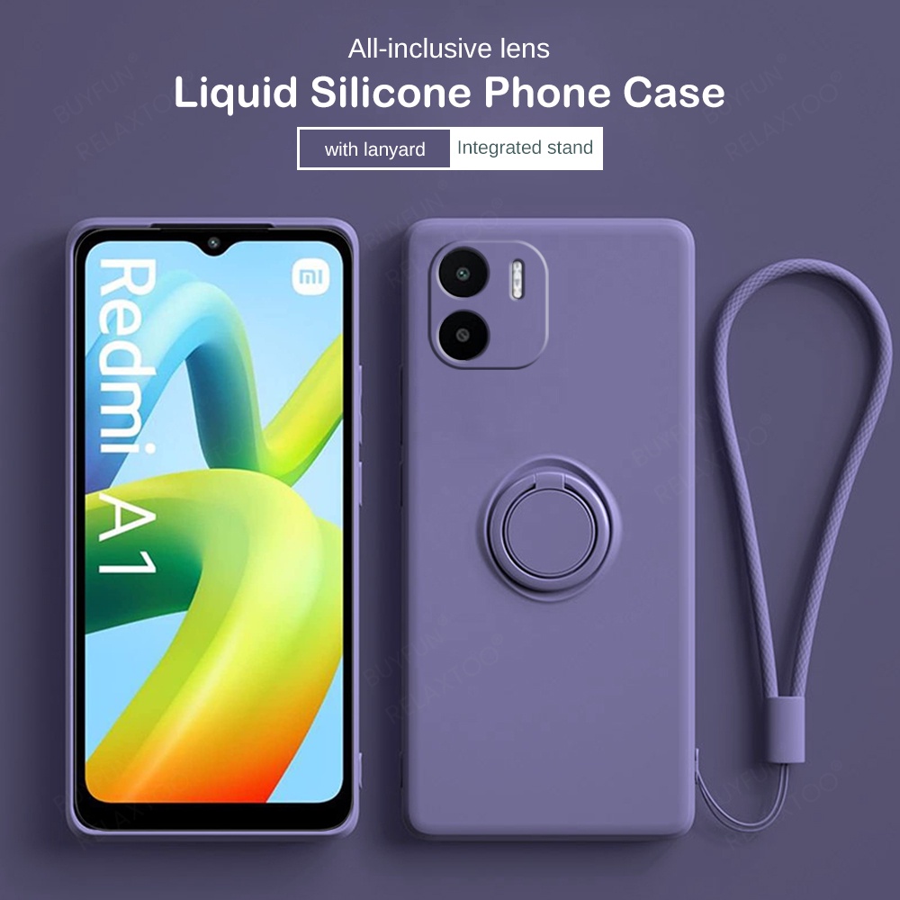 Redmi A1+ Plus 2022 Case Soft Liquid Silicone Cover Xiaomi Mi 12 12T ...