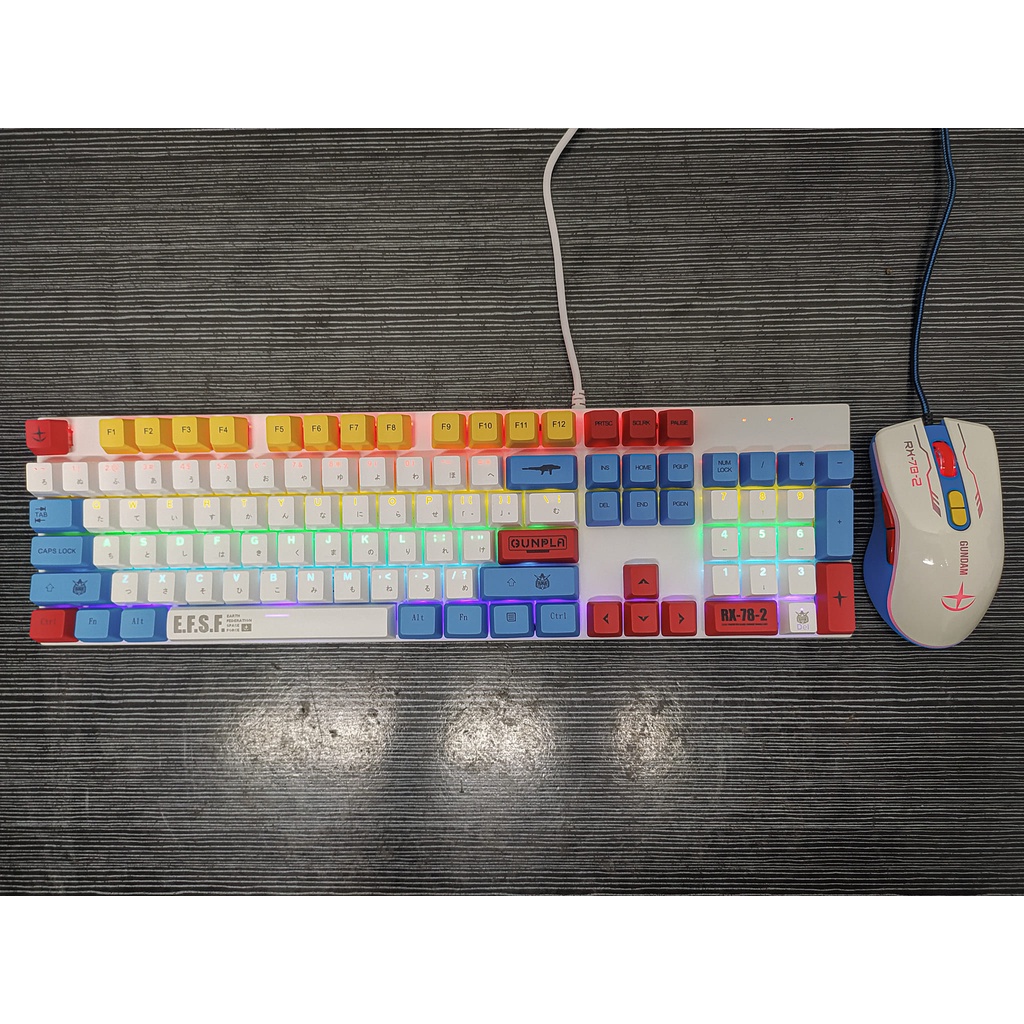 GUNDAM MECHANICAL KEYBOARD AND MOUSE | Shopee Philippines