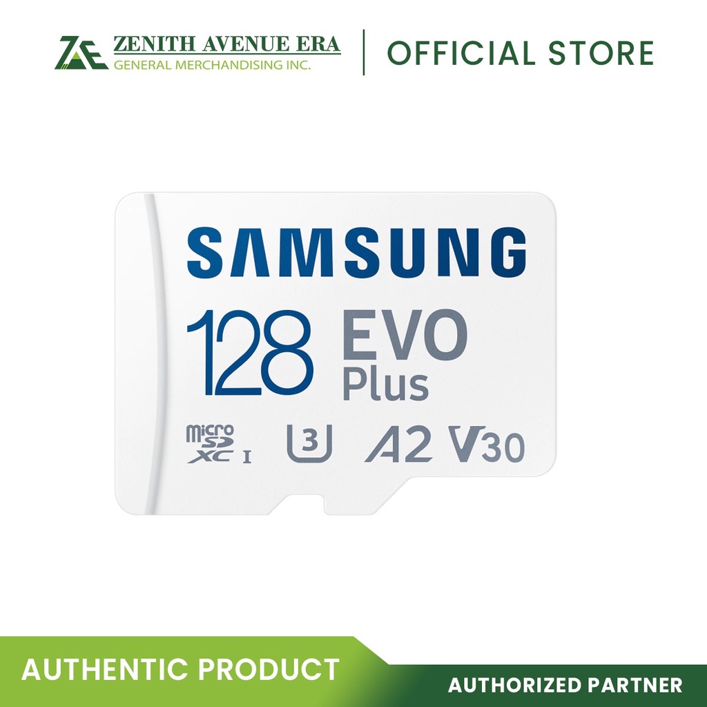 Samsung MB-MC128KA/APC 128GB Micro SD Evo Plus C10 w/ Adapter | Shopee ...