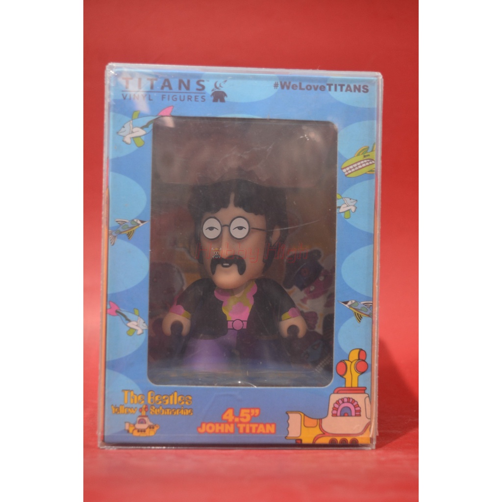 The Beatles TITANS : 4.5" Yellow Submarine John Lennon Vinyl Toy Figure ...