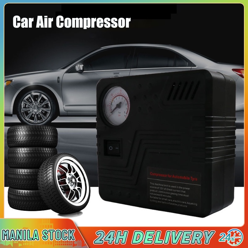 Tyre Inflator Cordless Portable Compressor Car Tyre Pump Portable Auto ...