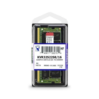 Kingston ValueRAM 3200MHz SODIMM 16GB [KVR32S22S8/16] | Shopee Philippines