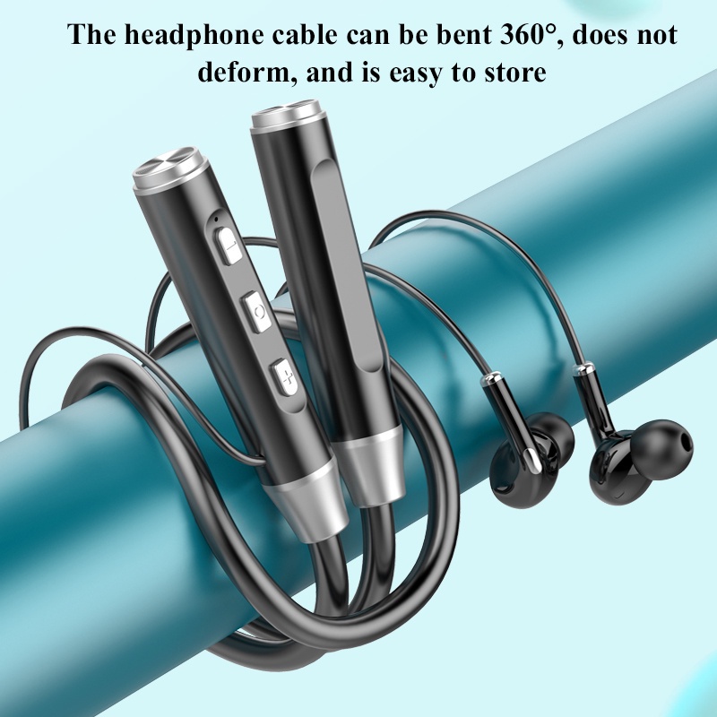 30 Hours Sports Magnetic Wireless Bluetooth Headset Neck-Mounted ...