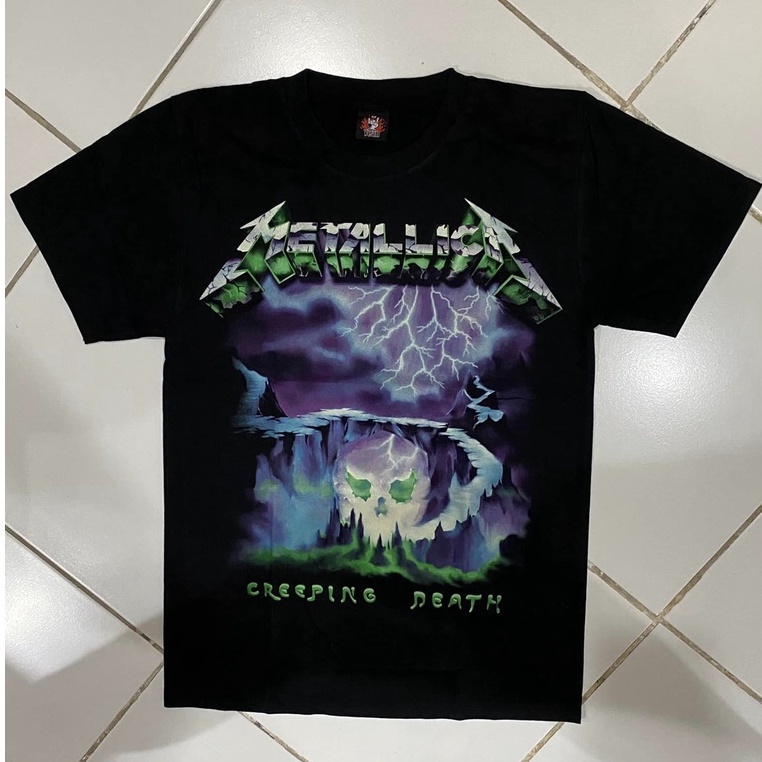 METALLICA CREEPING DEATH BAND SHIRT | Shopee Philippines