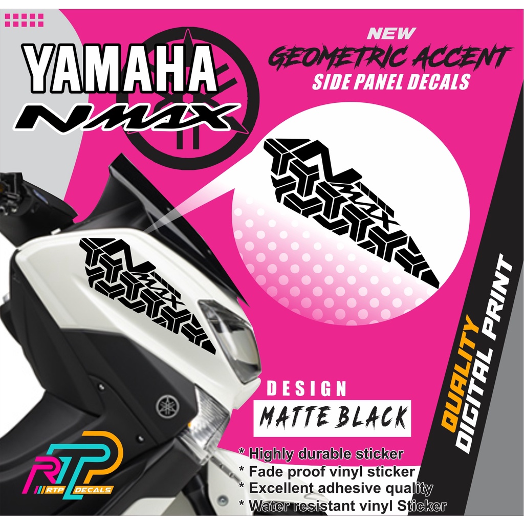 Yamaha Nmax Giometric Accent Front Cover Decals Sticker | Shopee ...